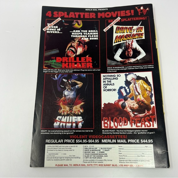 Vintage | Other | Fangoria 2 The Thing 1982 Friday The 13th Landis ...
